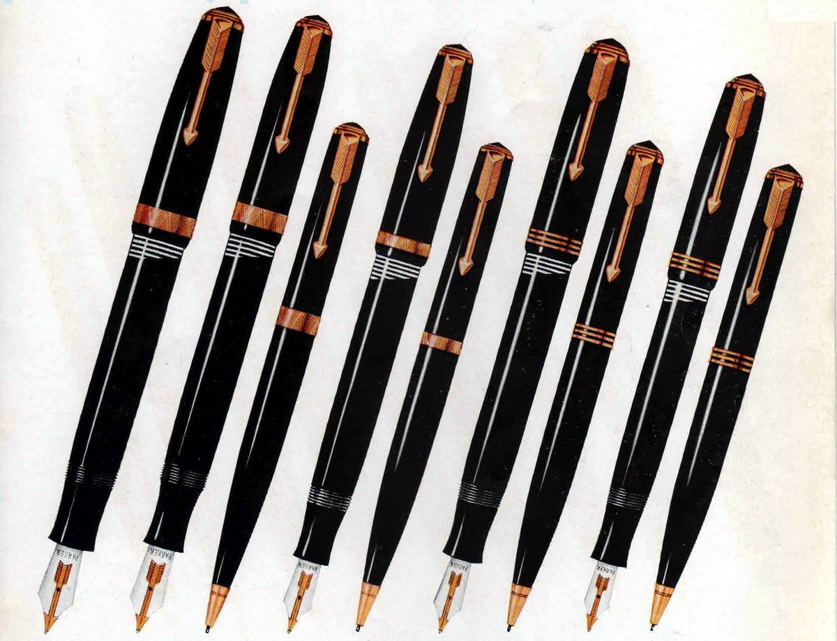 Parker Vacumatic Parts Black – Thependragons - Vintage fountain pen ...