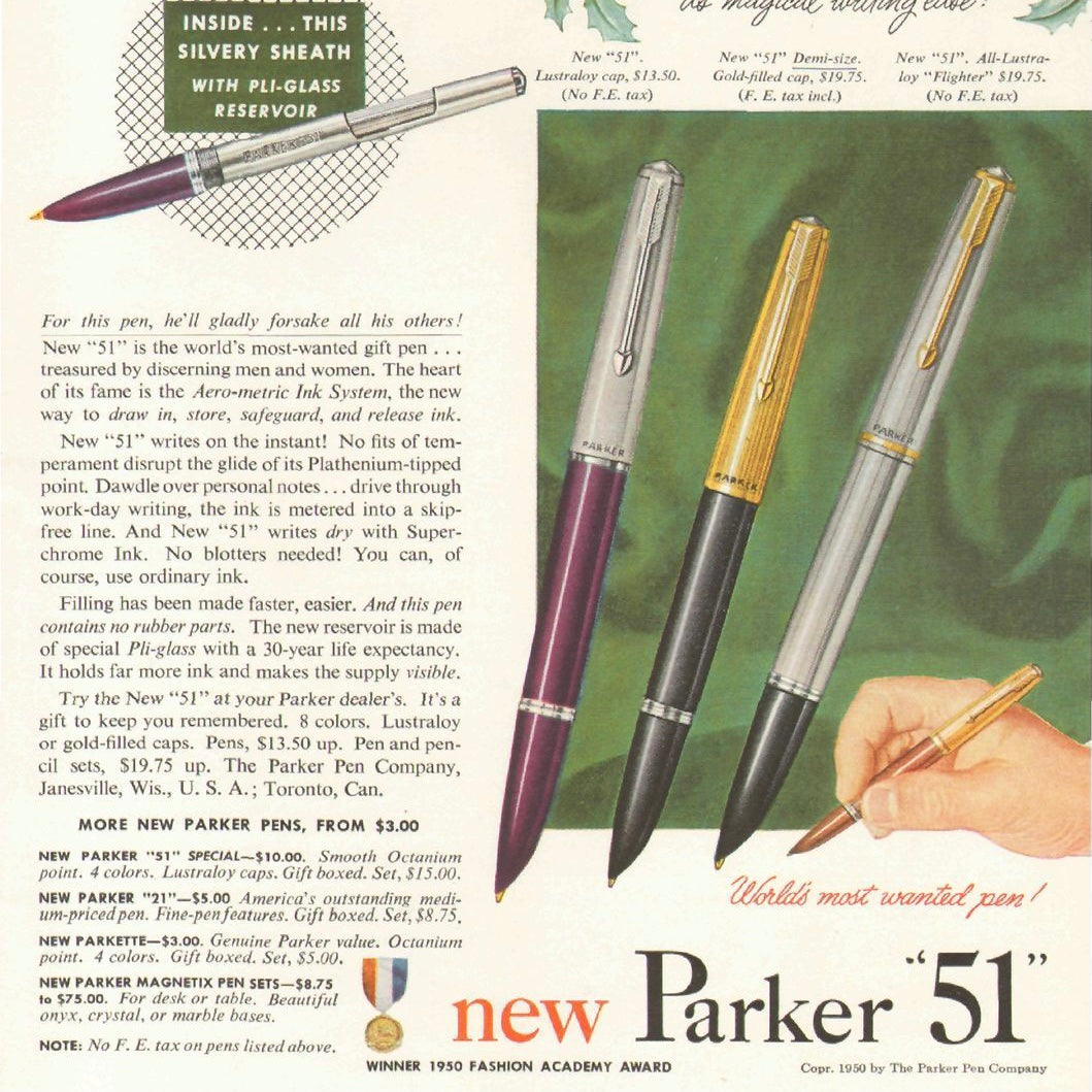 Parker '51' Aerometric Barrels, Shells and Parts – Thependragons ...