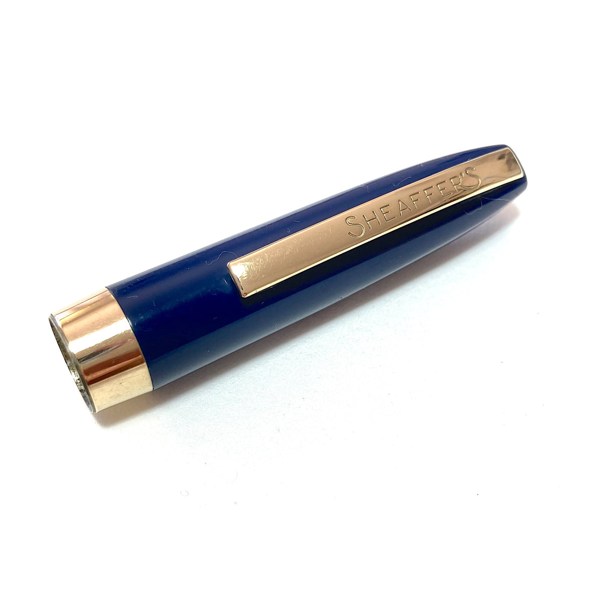 Sheaffer Touchdown Imperial WD Cap Blue 1/4 in GF Band Long Clip ...
