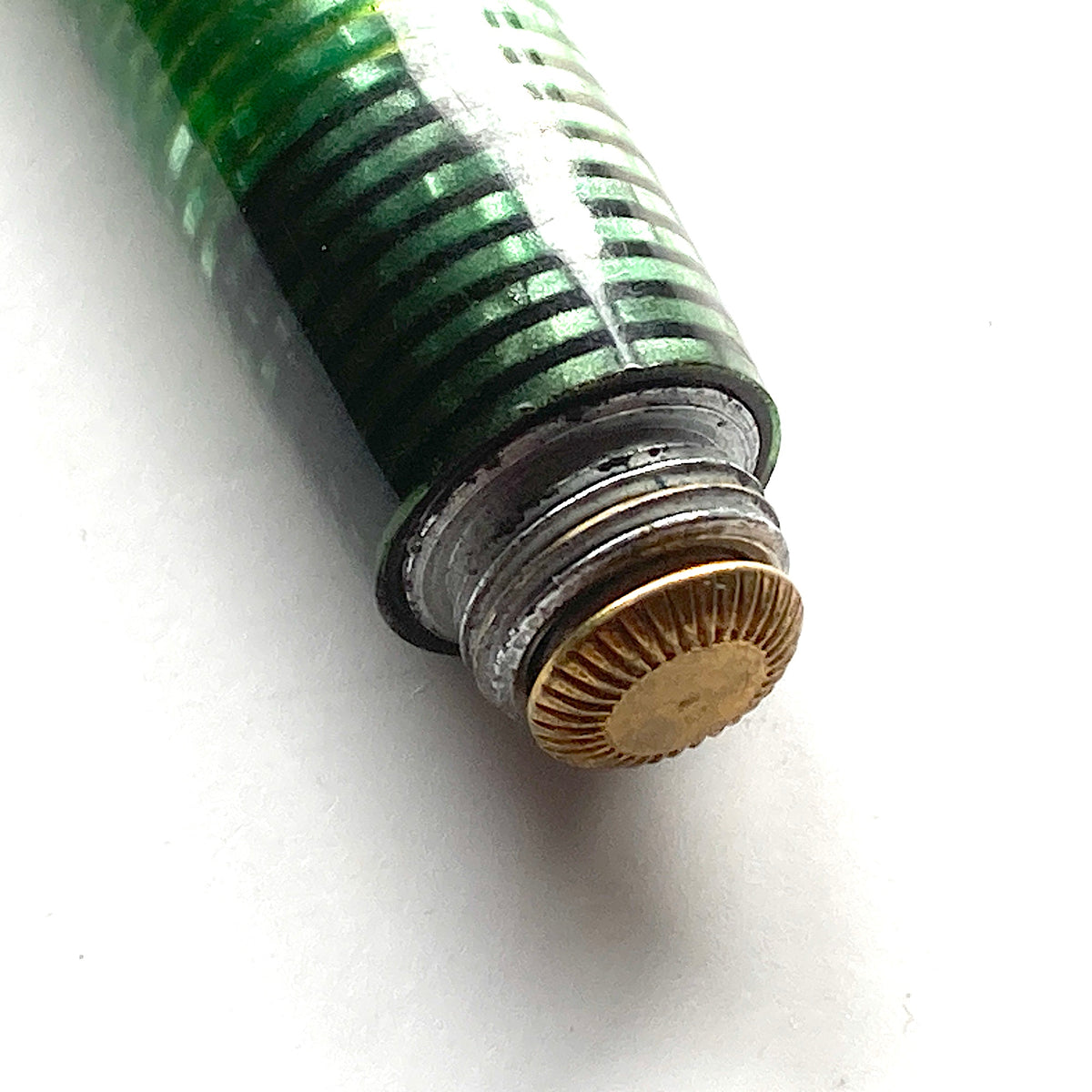 Parker Vacumatic EMERALD PEARL Barrel and LOCKDOWN PUMP SLENDER USA ...