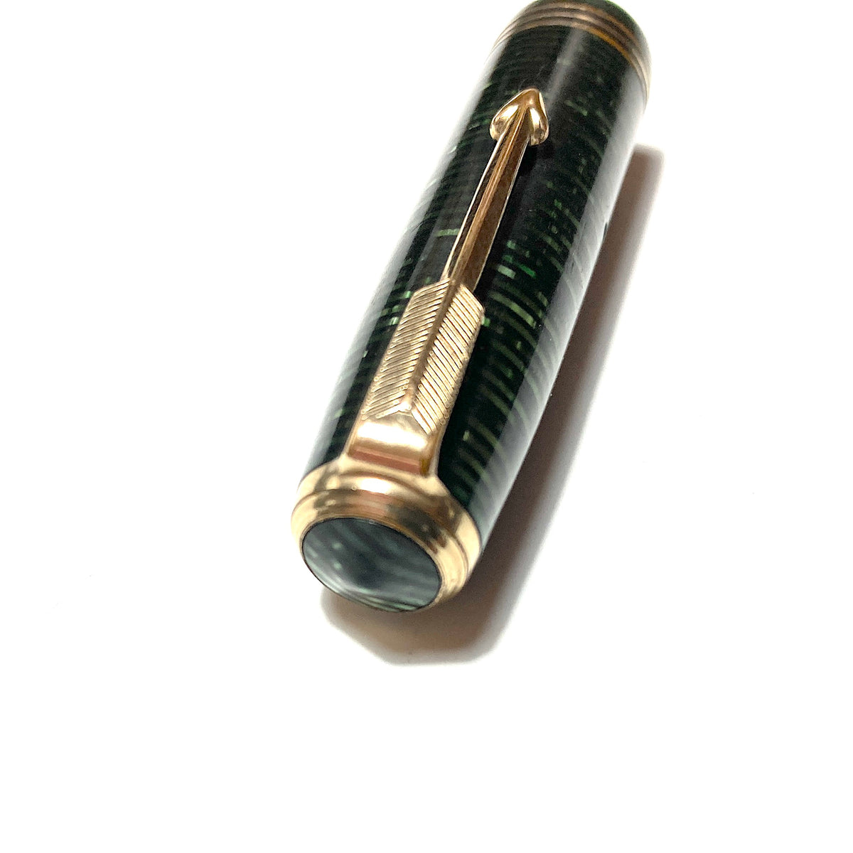 Parker Vacumatic EMERALD PEARL Cap TRIPLE BAND STANDARD Size ...