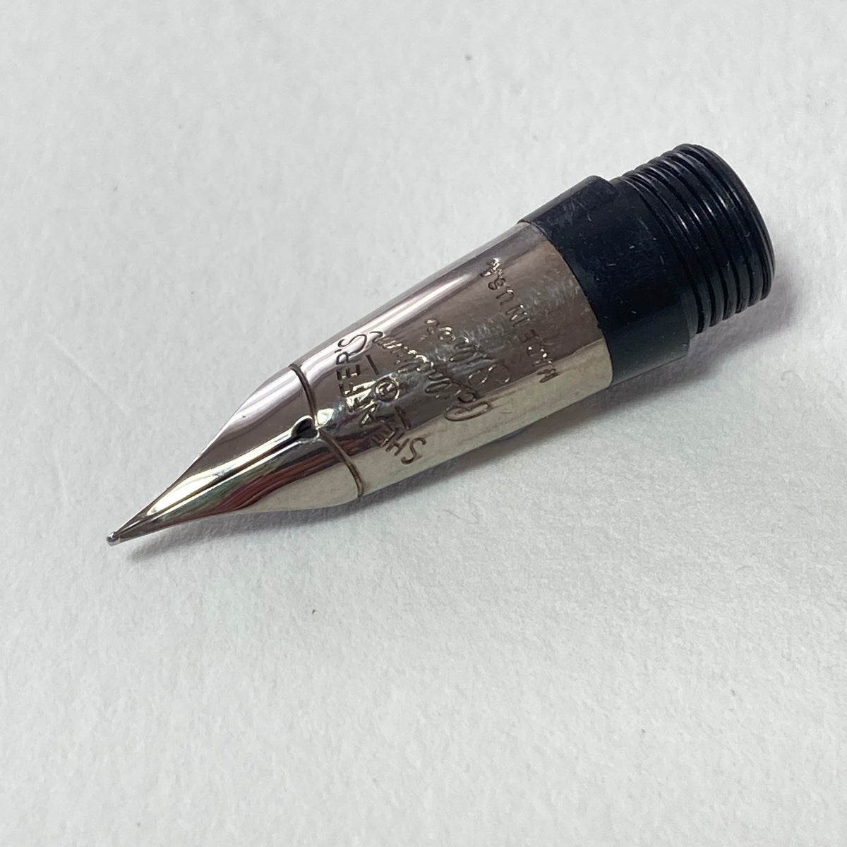 Sheaffer Snorkel TM PALLADIUM SILVER Nib unit 'Fine ' USA ...