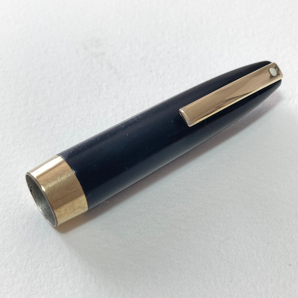 Sheaffer Touchdown Imperial Cap Black 1/4 in GF Band Short Clip WD ...