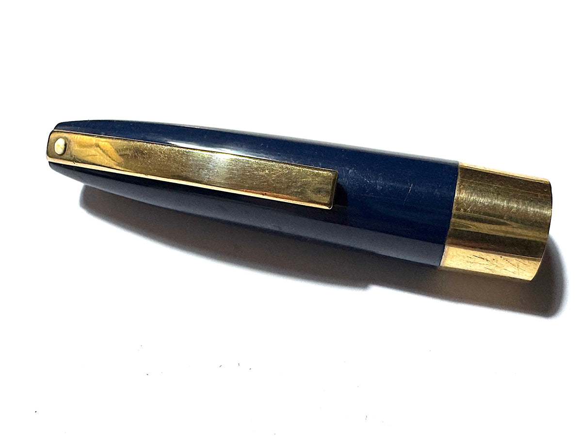 Sheaffer Touchdown Imperial WD Cap Blue 1/4 in GF Band Long Clip ...